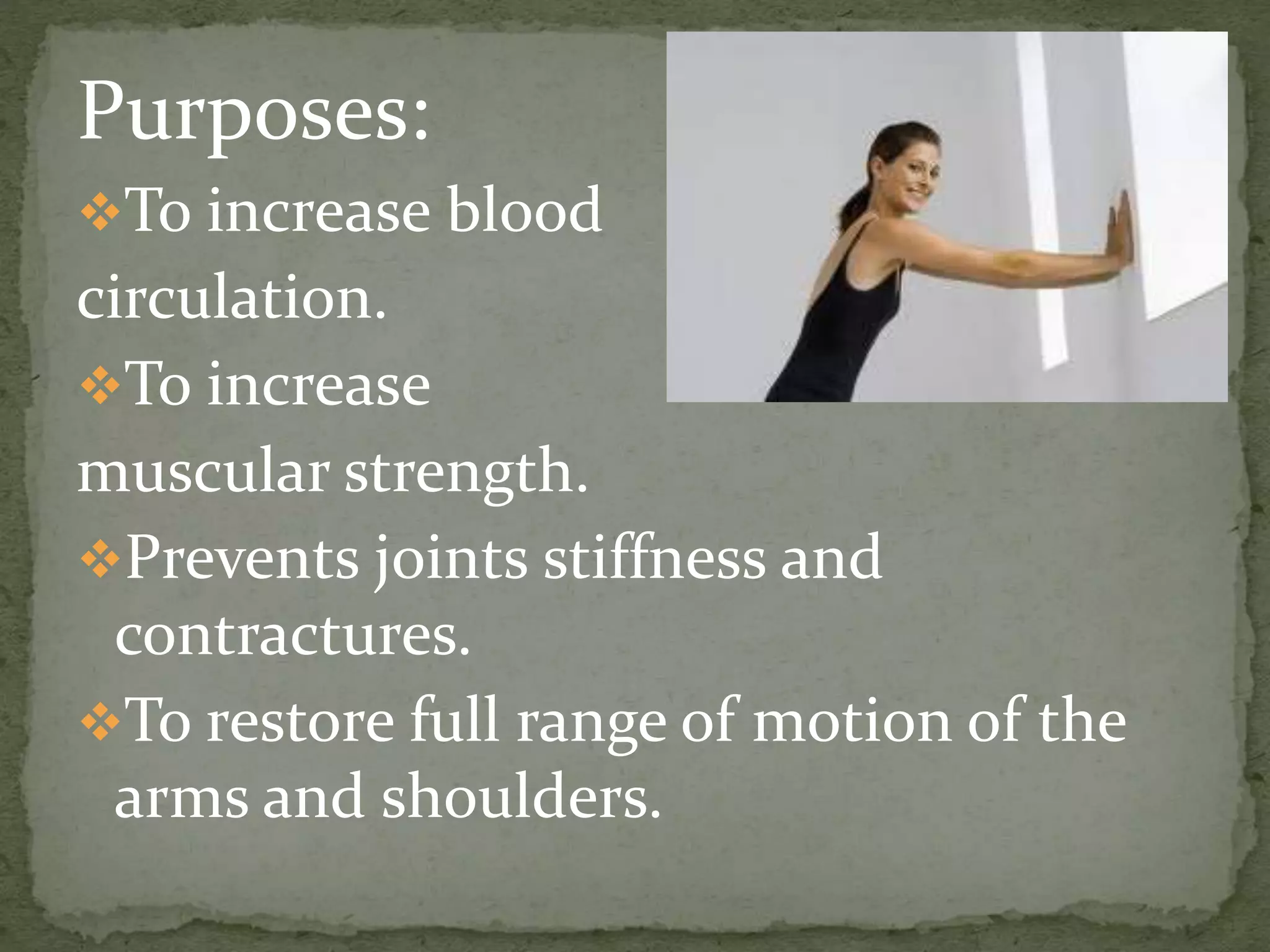 Post mastectomy exercise | PPTX