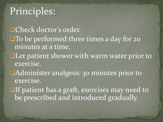 Post mastectomy exercise | PPTX