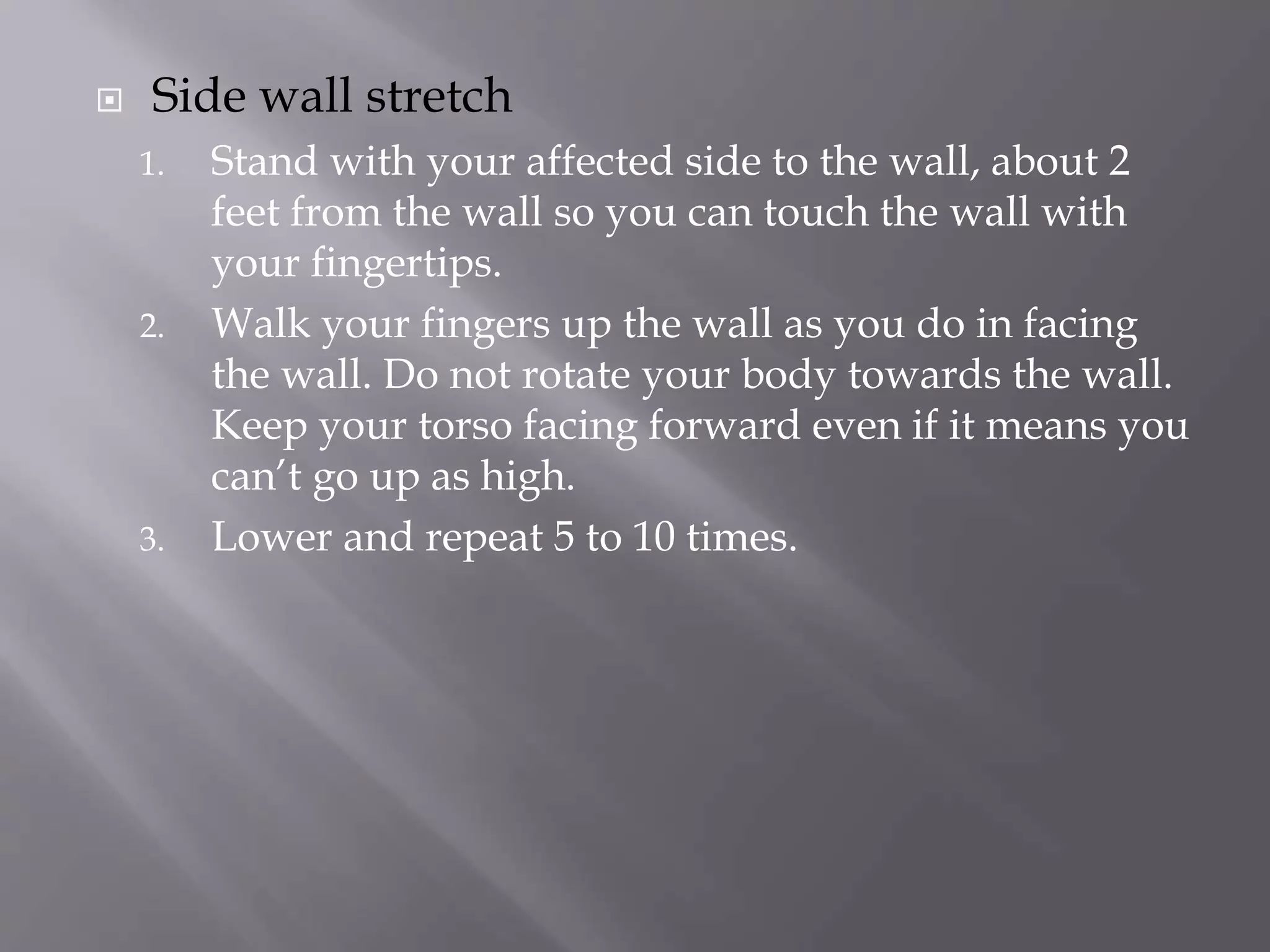 Post mastectomy exercises | PPTX