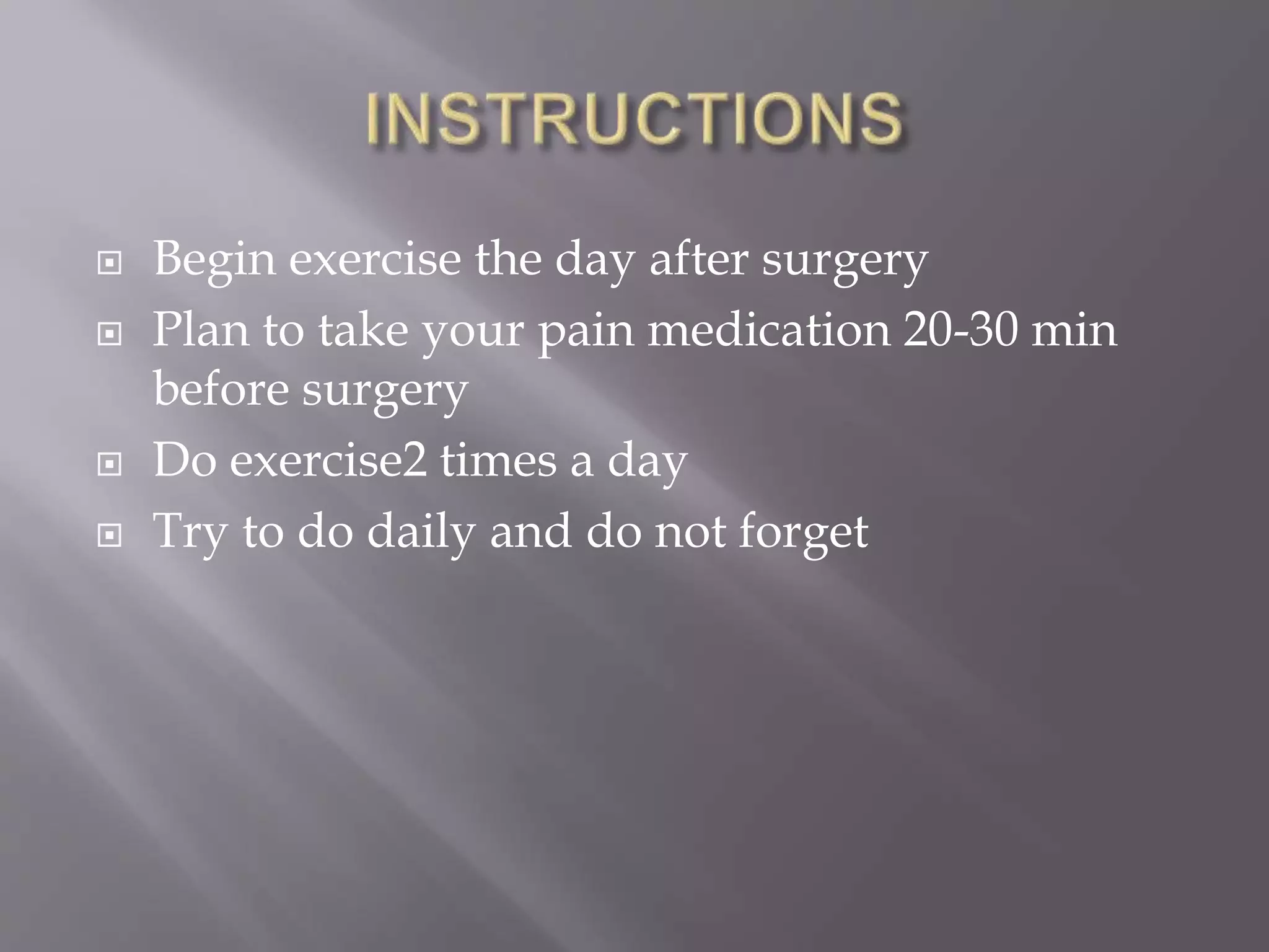 Post mastectomy exercises | PPTX