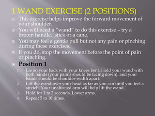 Post mastectomy exercises | PPTX
