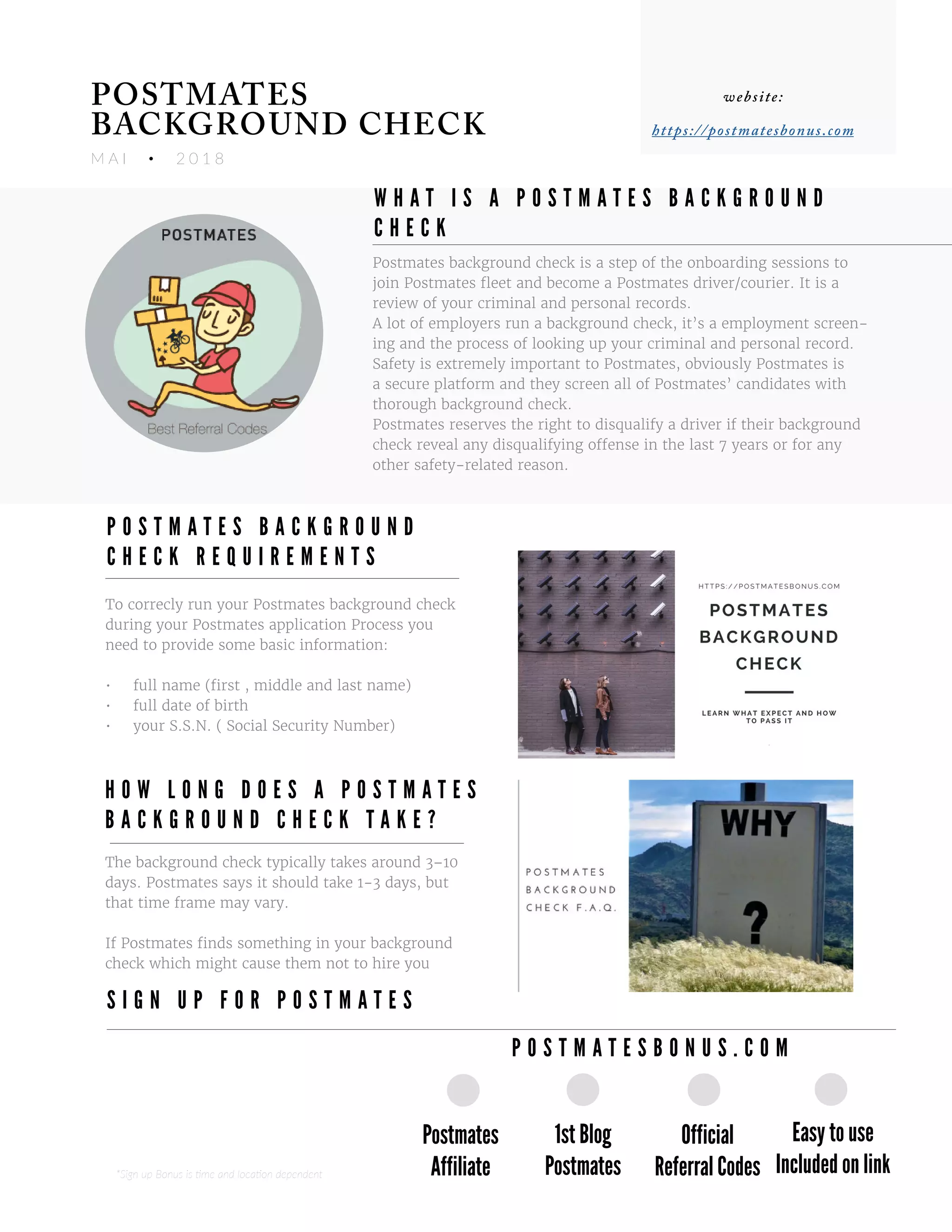 Postmates background Check | PDF