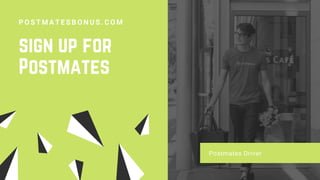 Postmates Requirements | PPT