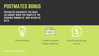 Postmates Requirements | PPT