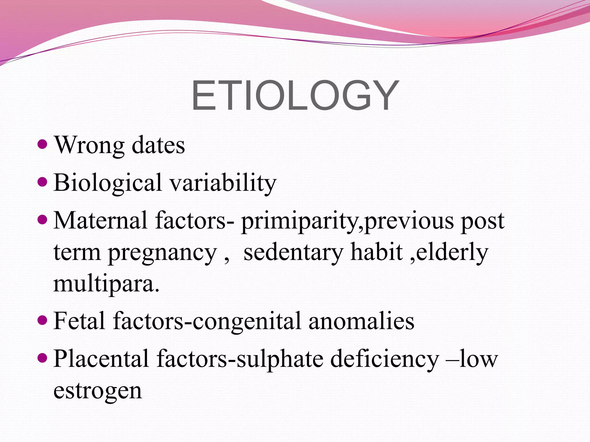 Post maturity | PPTX