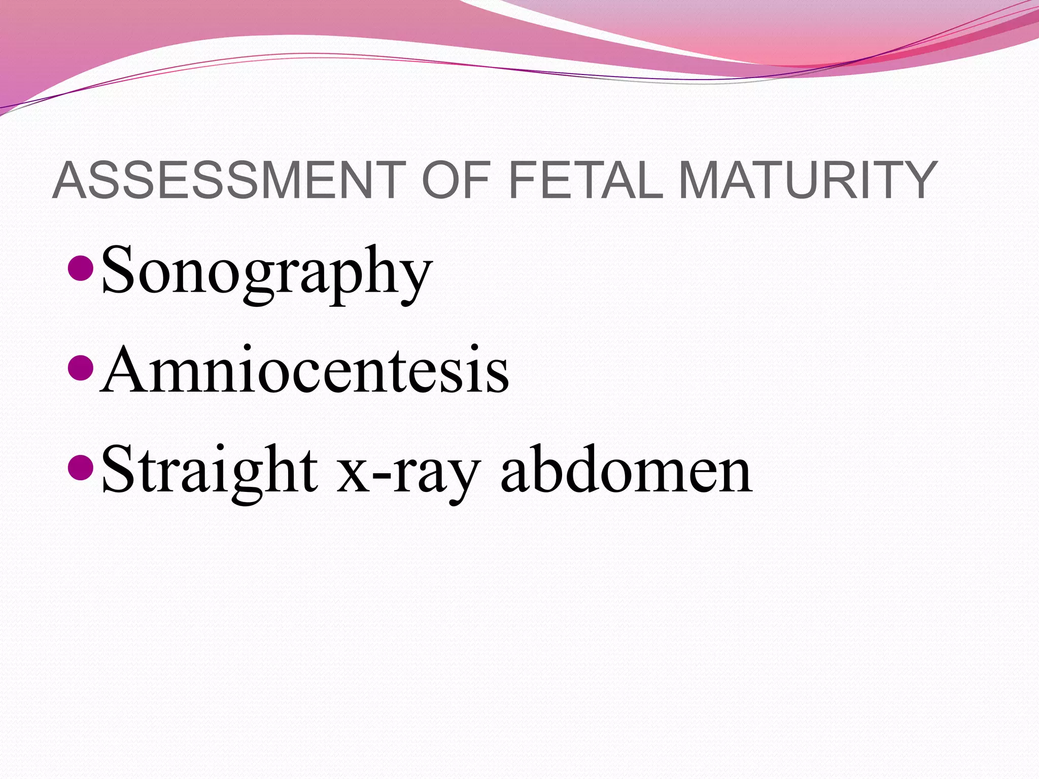 Post maturity | PPTX