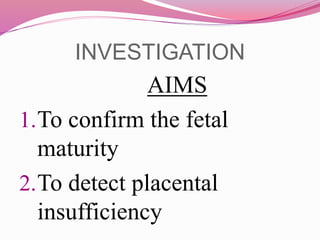 Post maturity | PPTX