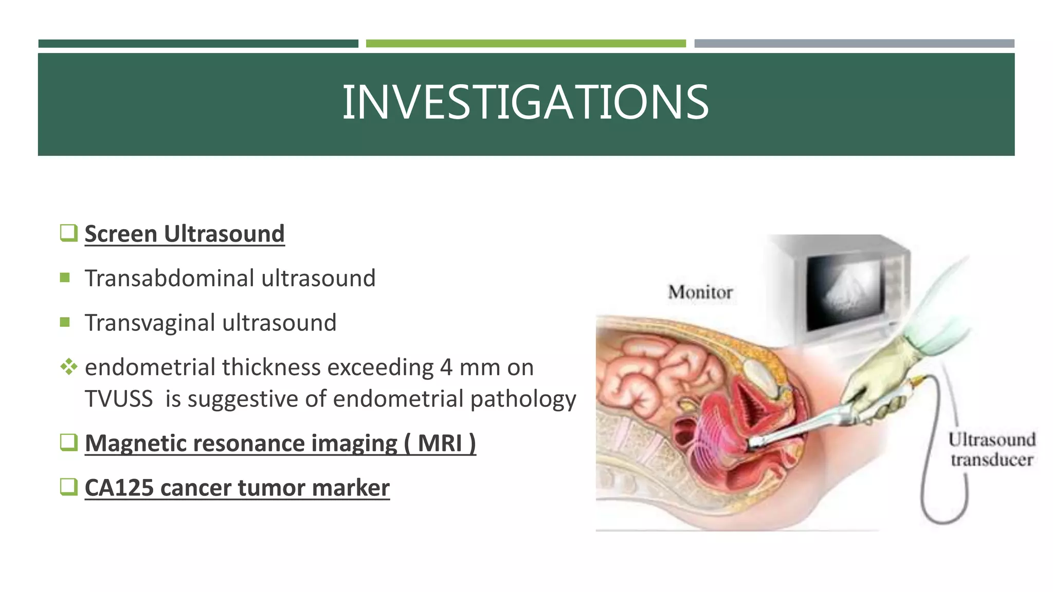 Postmenopausal bleeding | PPTX