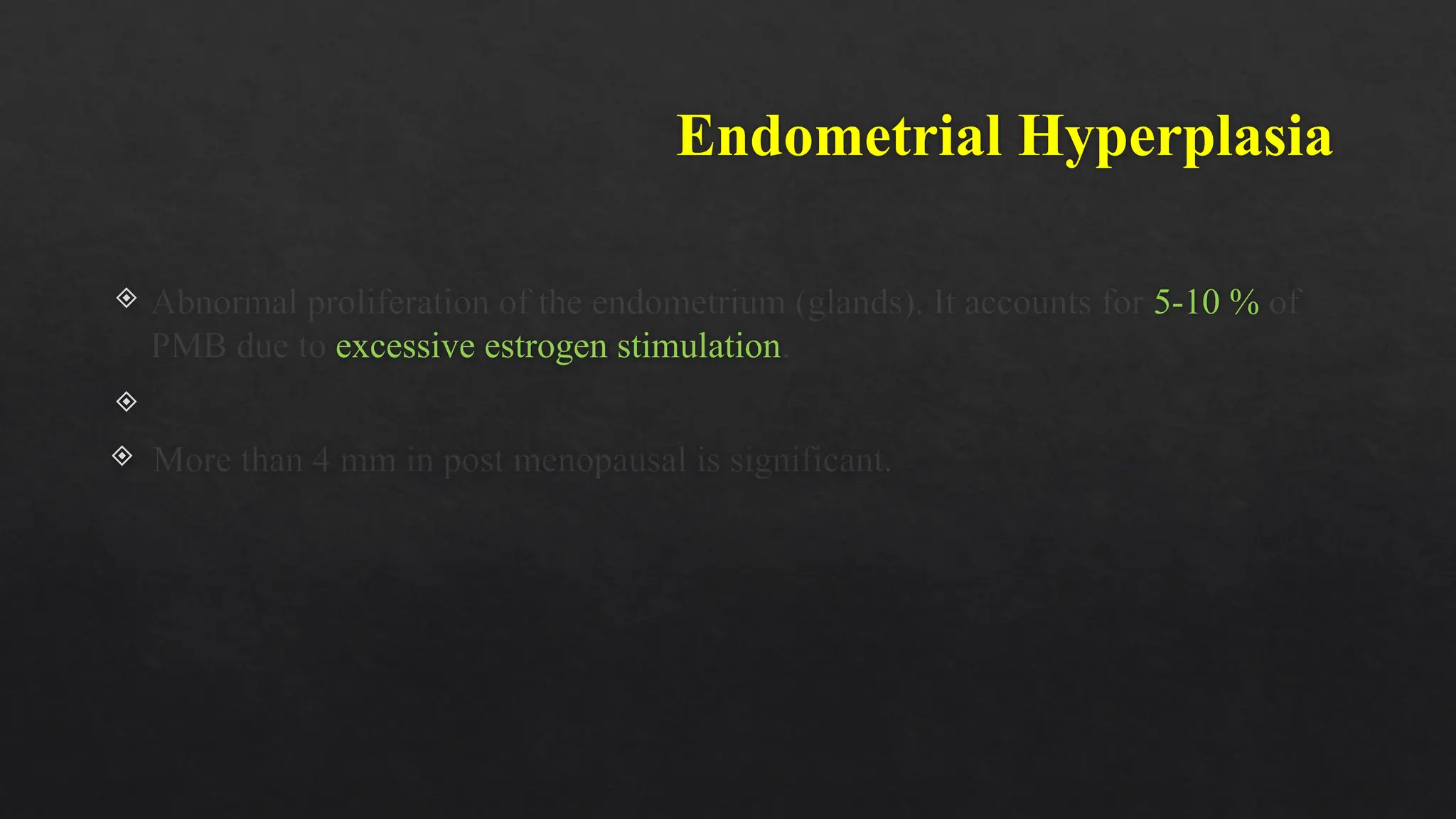postmenopausal vaginal bleeding approach.pptx | Menopause | Endocrine and Metabolic Diseases