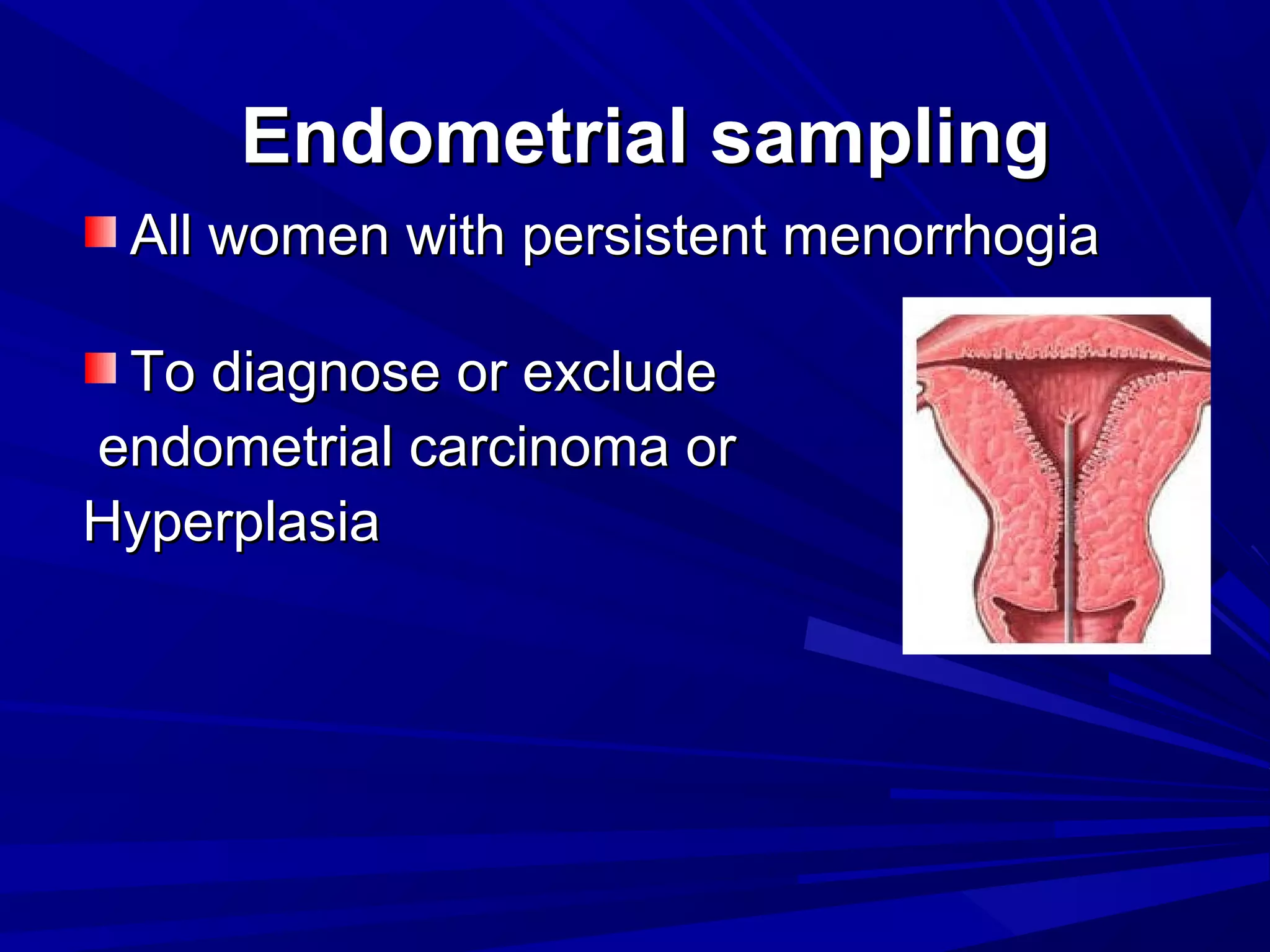 Postmenopausal bleeding for undergraduate | PPT