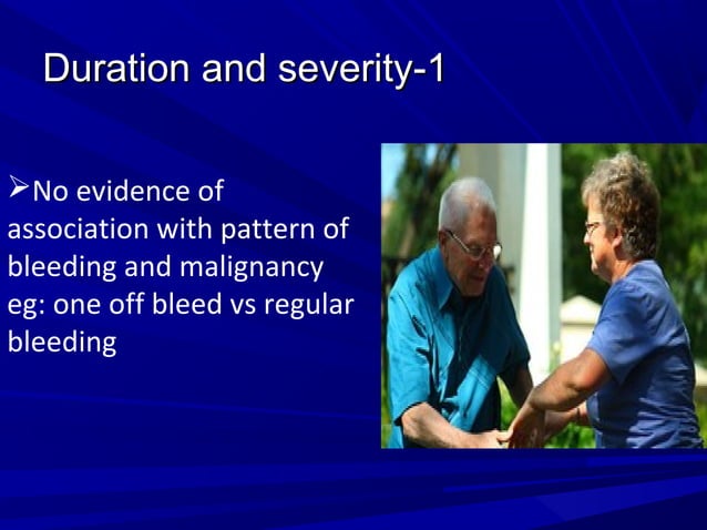 Postmenopausal bleeding for undergraduate | PPT