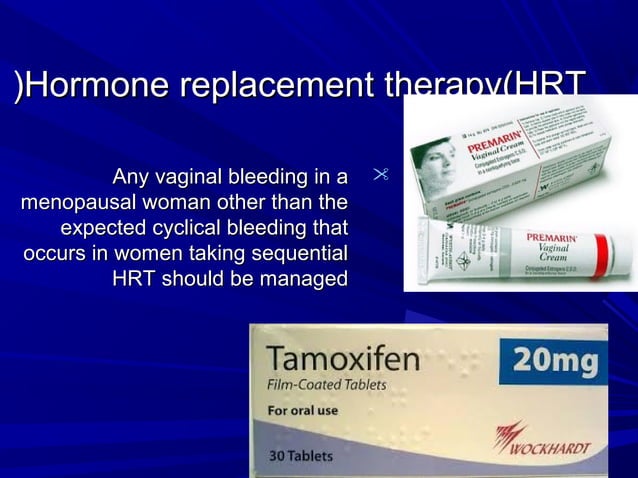 Postmenopausal bleeding for undergraduate | PPT