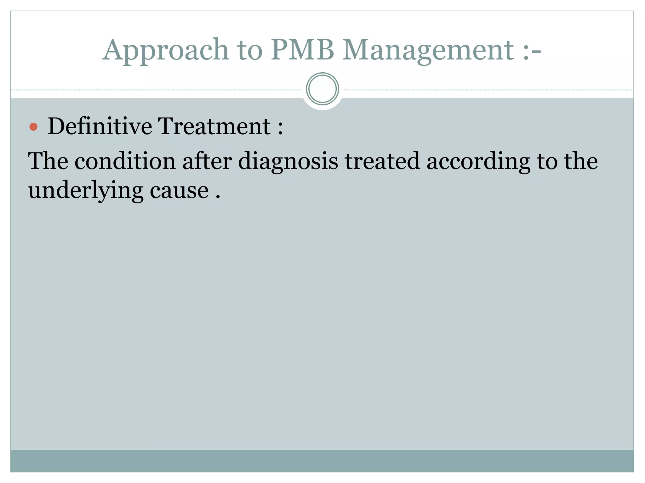 Post menopausal bleeding seminar | PPTX