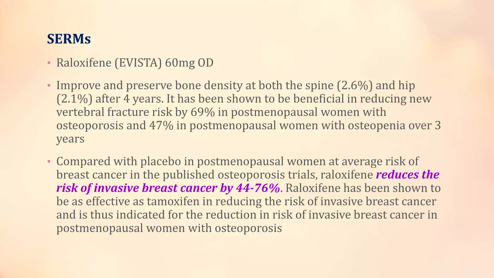 Postmenopausal Osteoporosis | PPTX