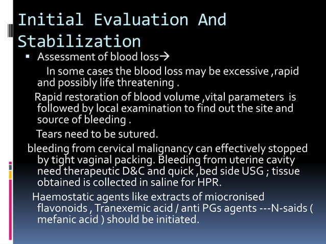 Postmenopausal vaginal bleeding | PPT