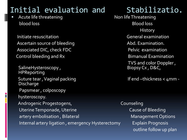 Postmenopausal vaginal bleeding | PPT