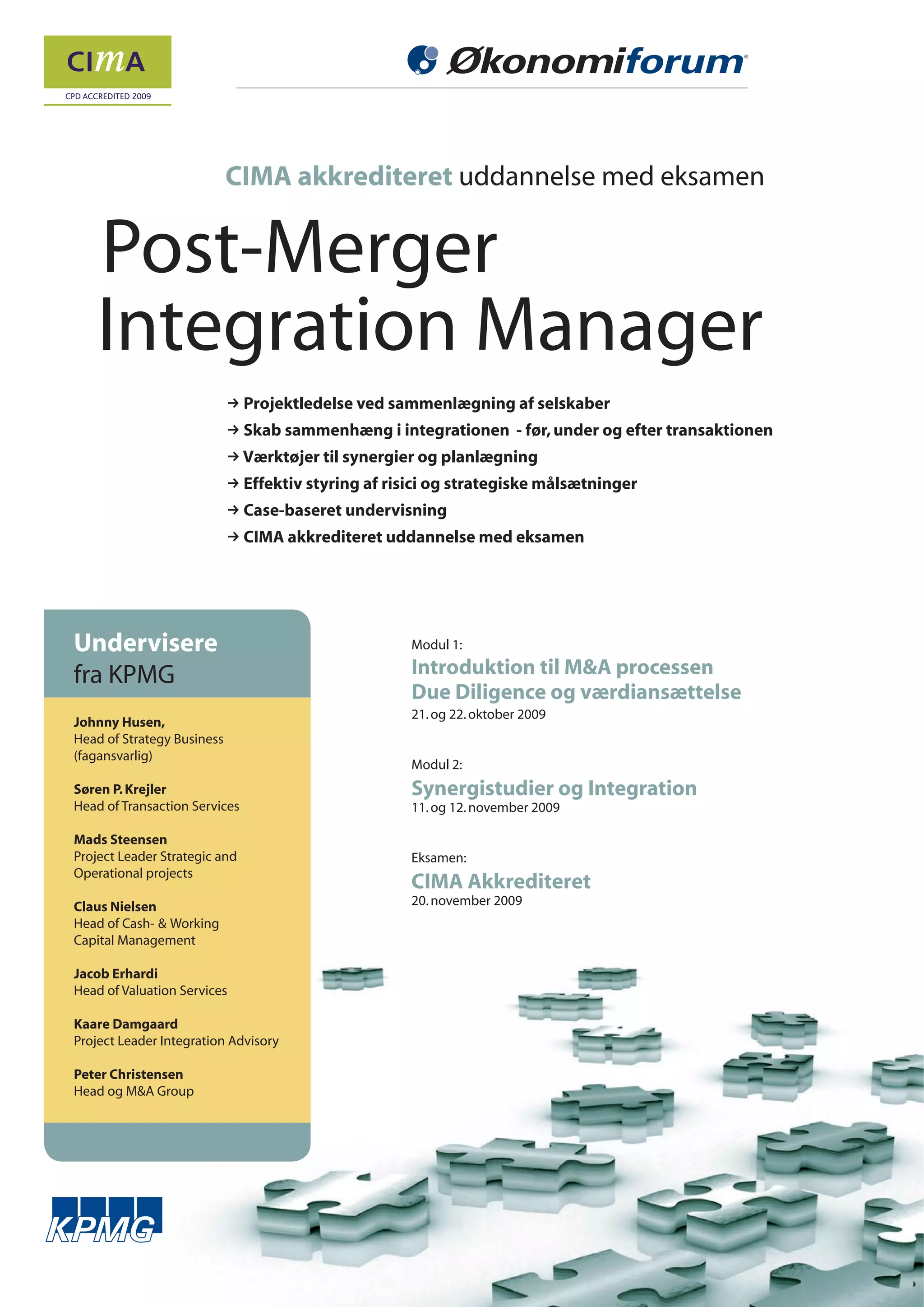 Post Merger Integration Manager | PDF