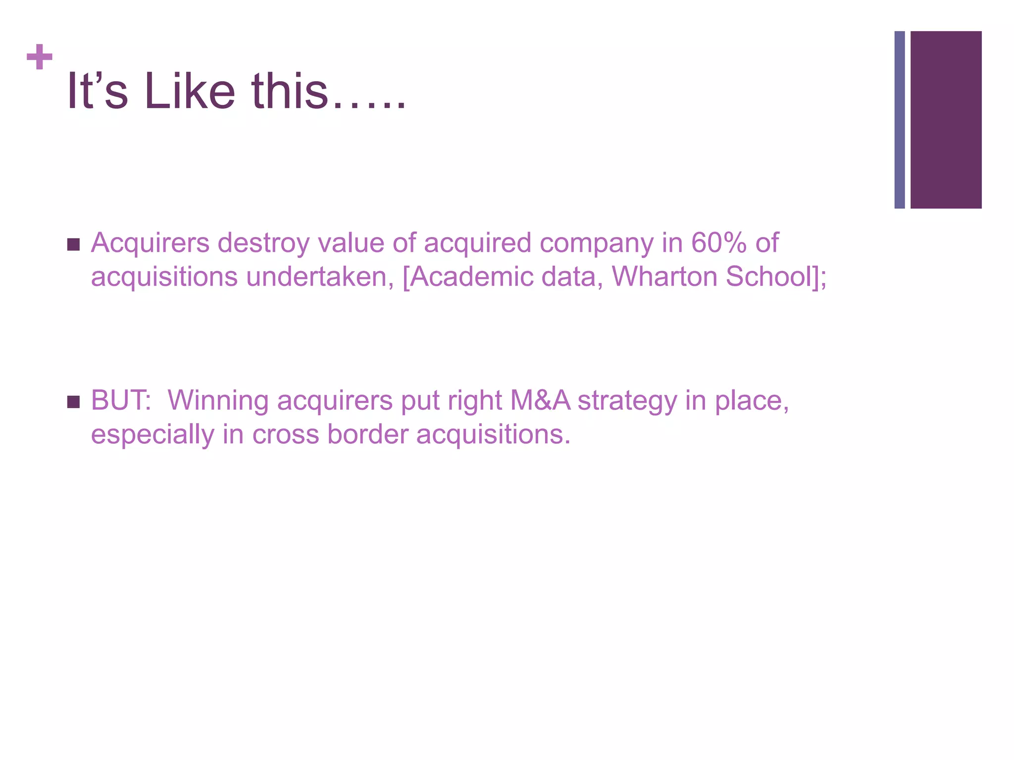 Successful Post merger integration | PPTX