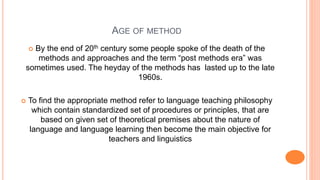 Post Method In ELT | PPTX