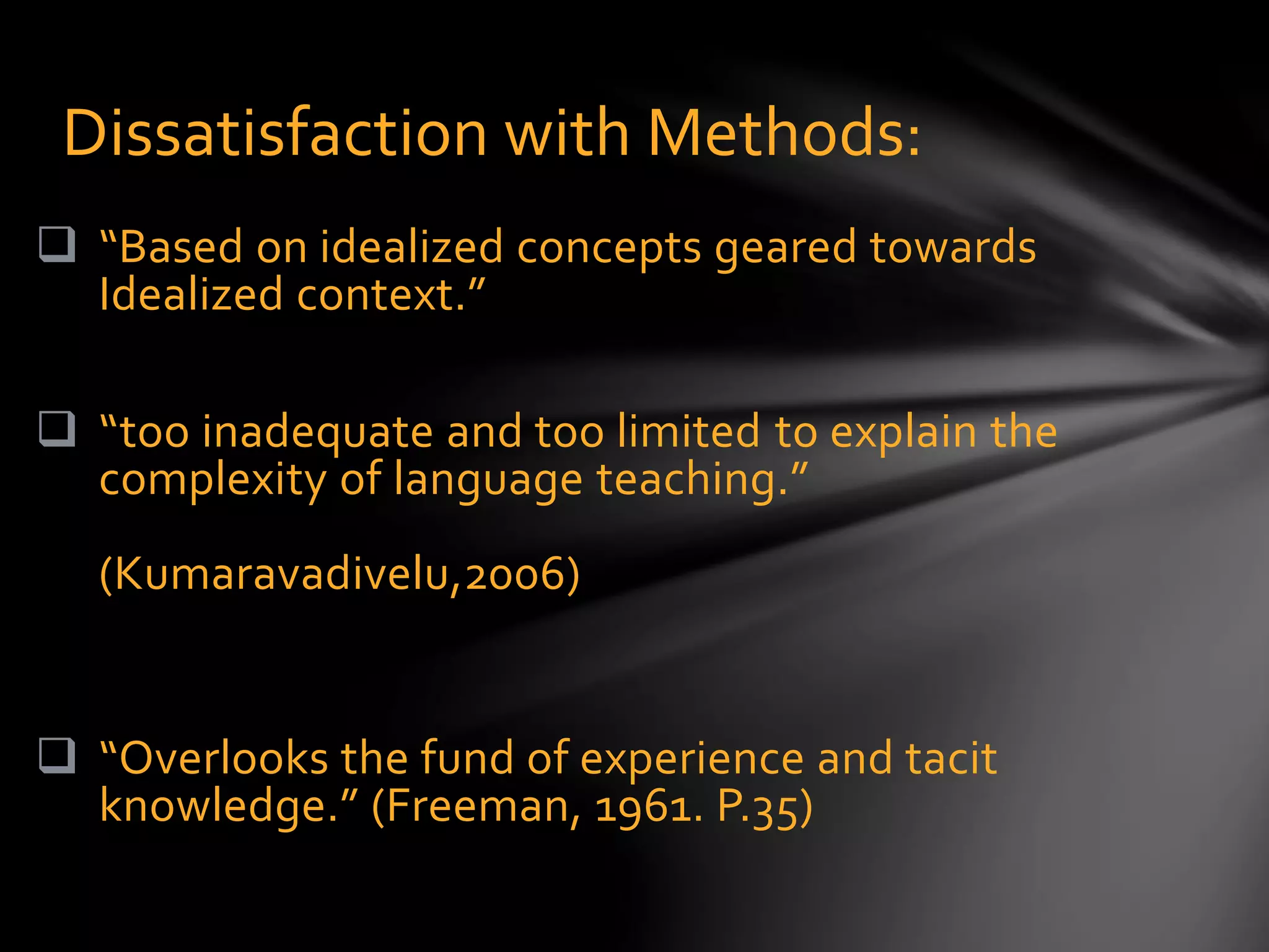 Post method pedagogy | PPTX