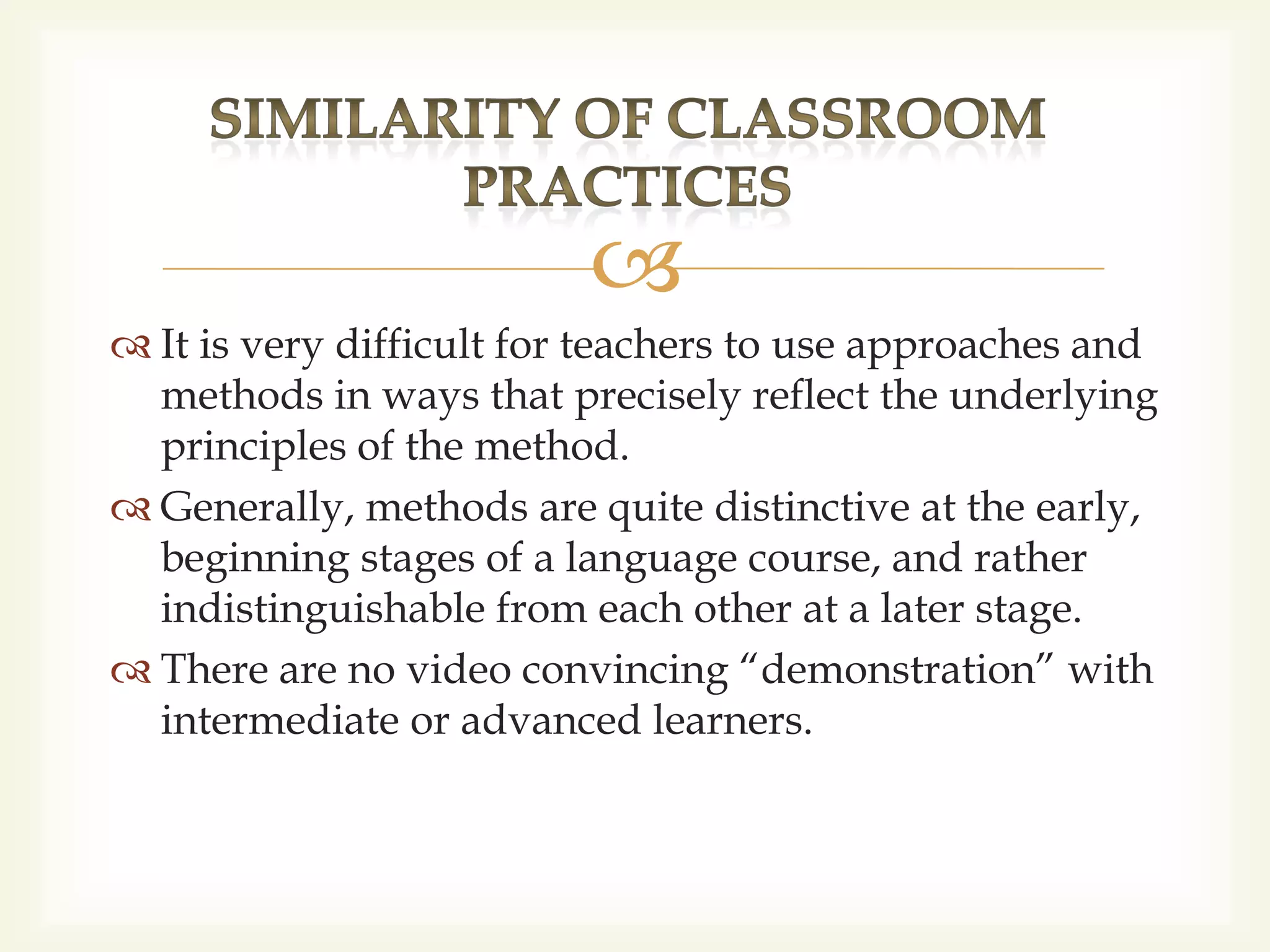 Post methods era in Language Teaching | PPTX