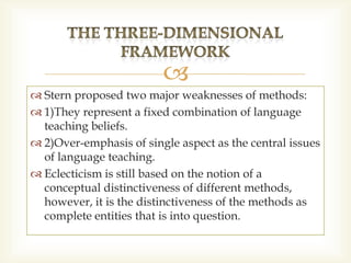 Post methods era in Language Teaching | PPTX