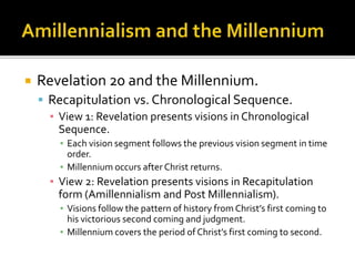 The Consummation: Postmillennialism | PPTX | Christianity | Religion ...