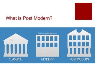Brief Introduction of Postmodern Concept | PPT