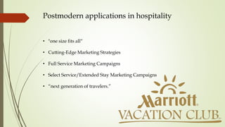 Post modern Marketing hospitality Industry | PPTX