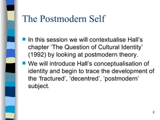 Postmodern Identities | PPT