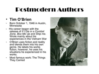 Postmodern presentation | PPT