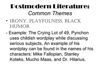 Postmodern presentation | PPT