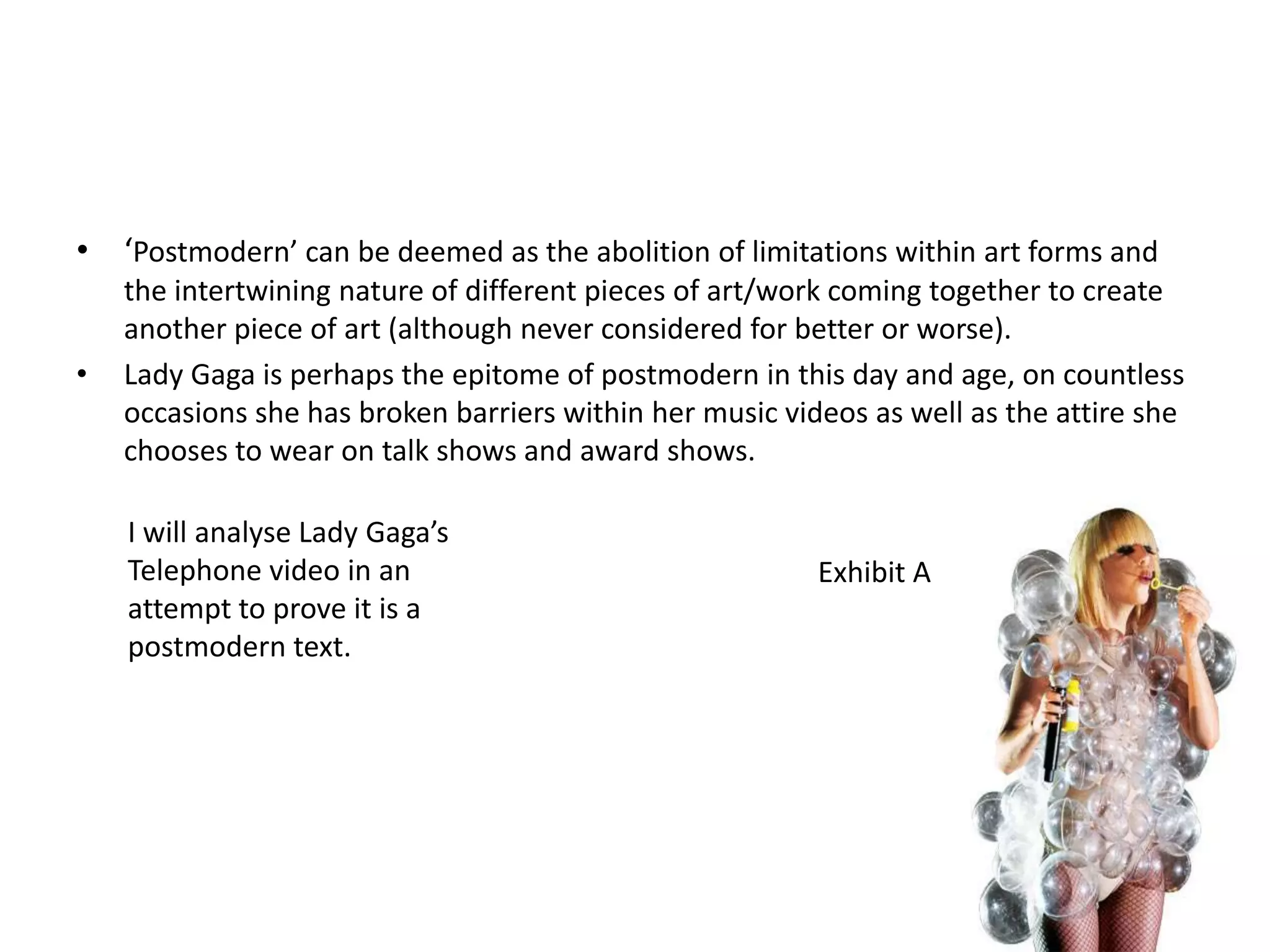 Postmodern analysis | PPT