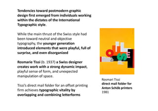 Post Modern Typography