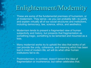 Postmodernism | PPT | Modern Art | Fine Art