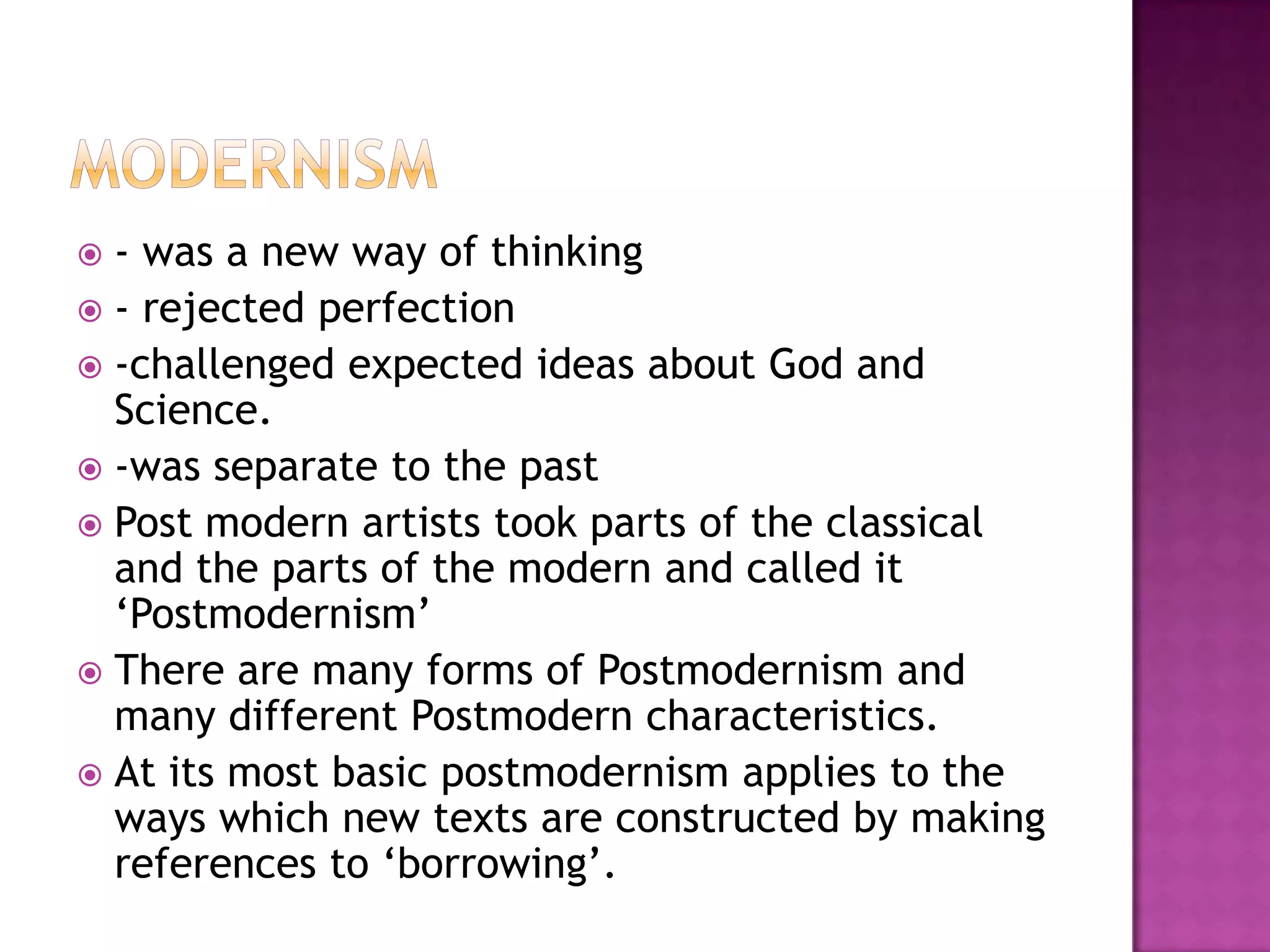 Postmodernism | PPTX