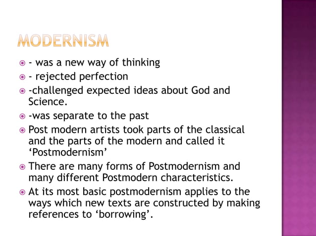 Postmodernism | PPTX