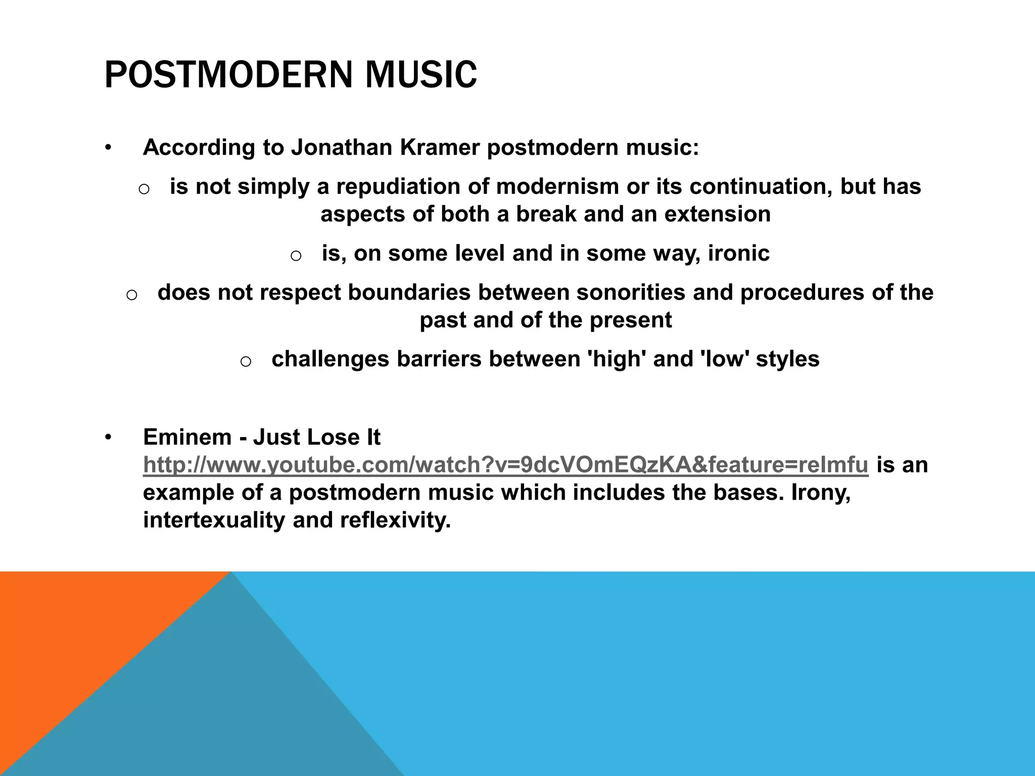 Postmodernism | PPT
