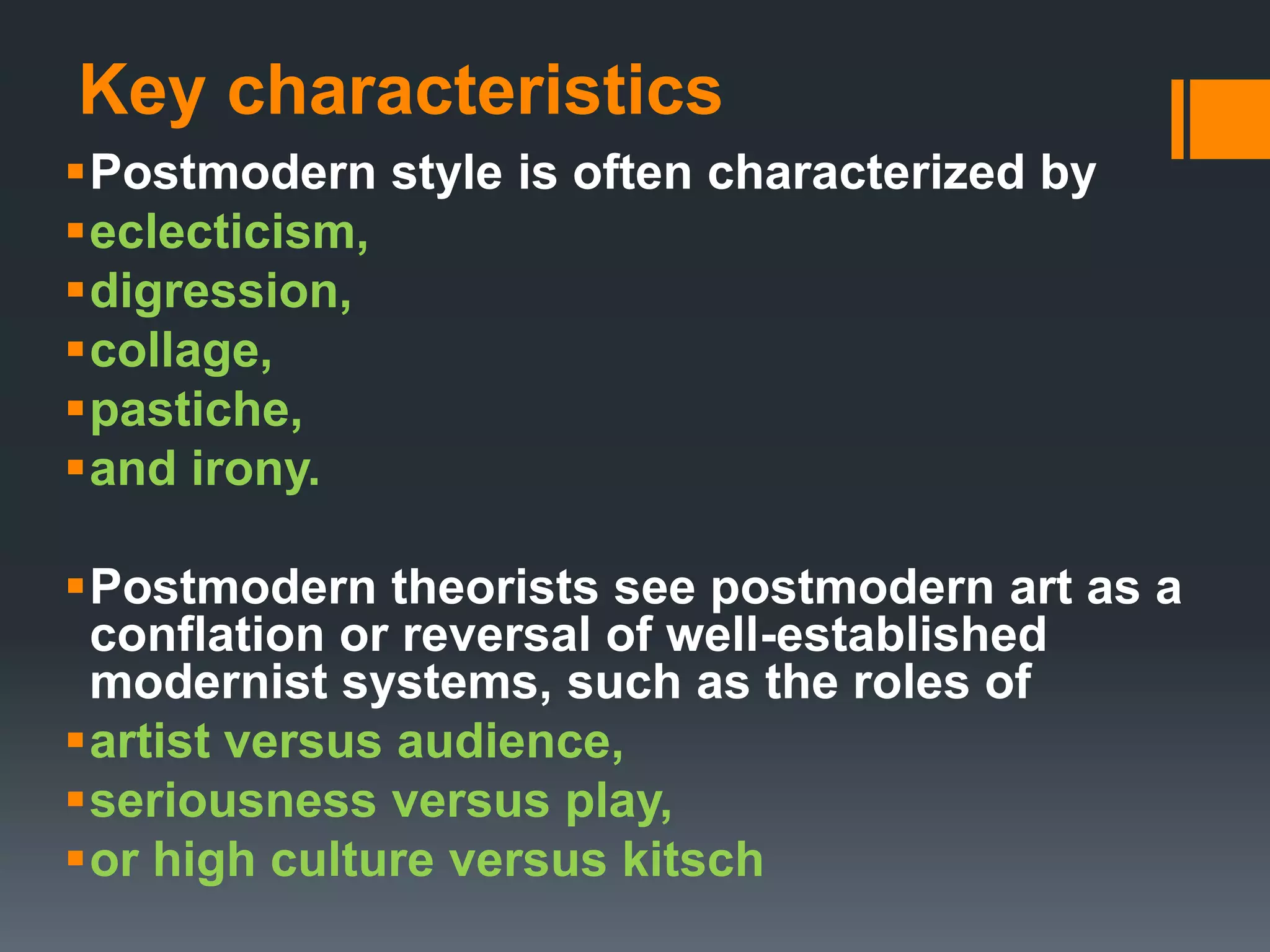 Postmodernism | PPTX