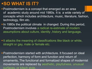 Postmodernism | PPTX