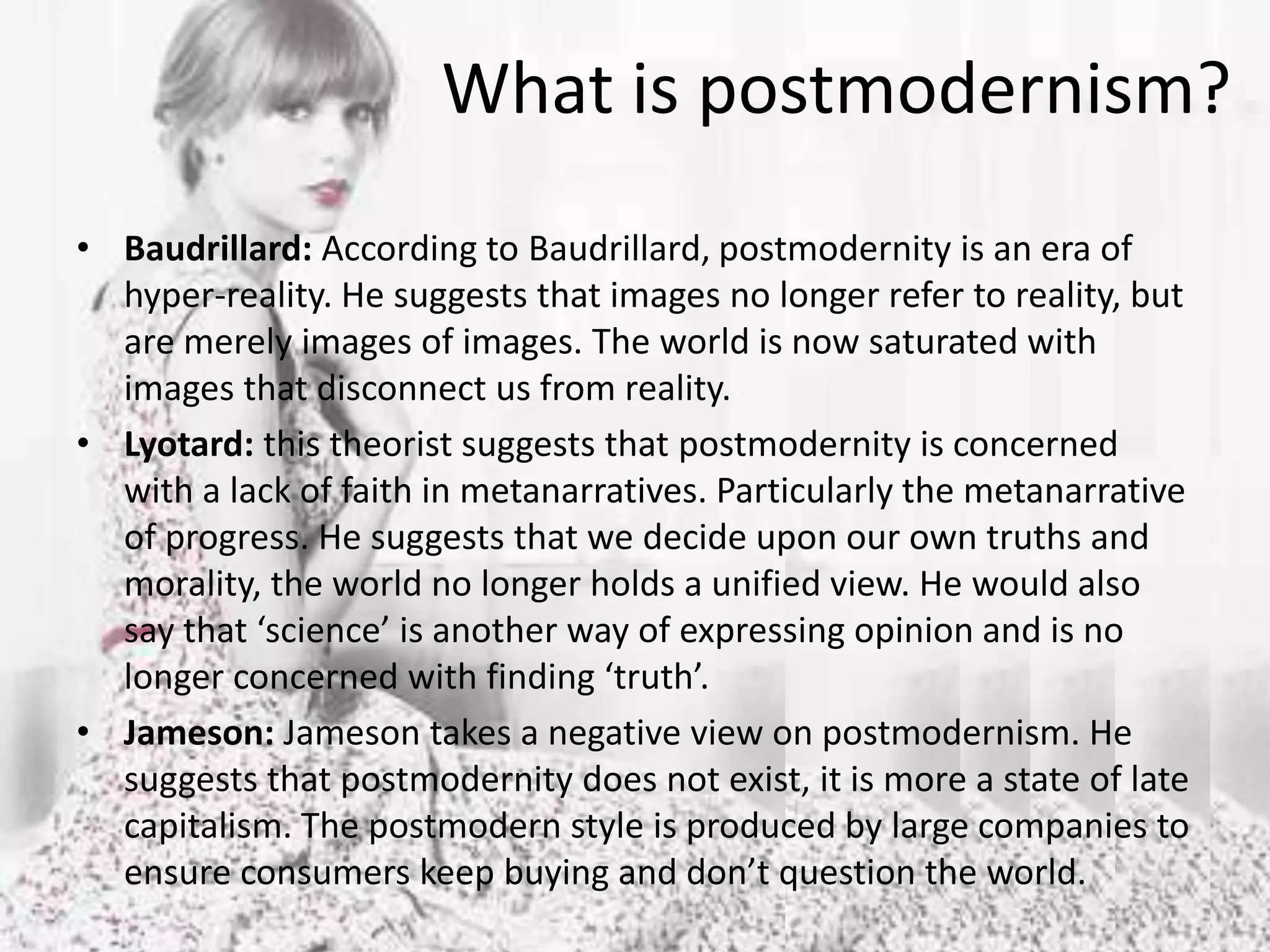 Postmodernism | PPTX