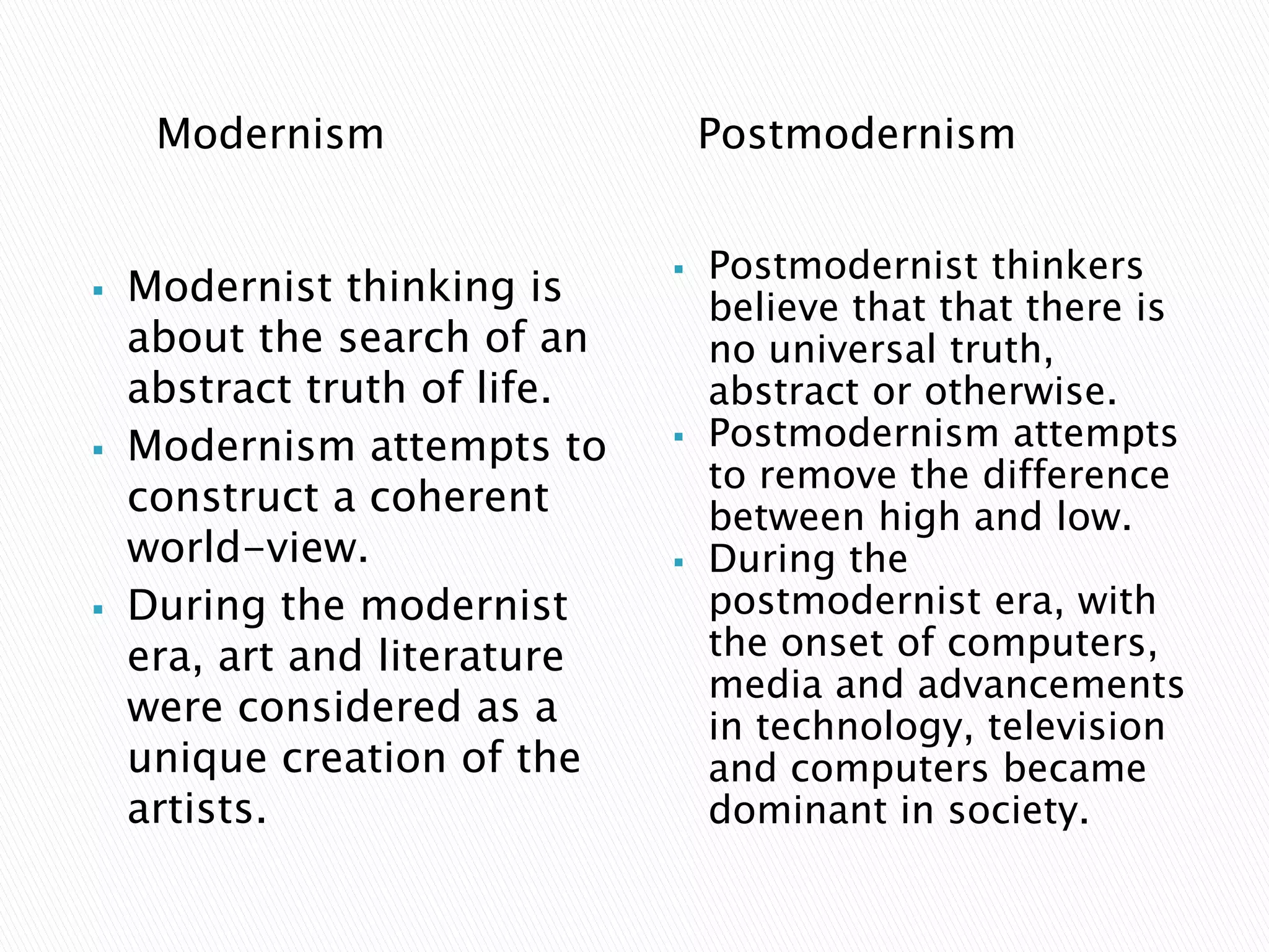 Postmodernism | PPTX