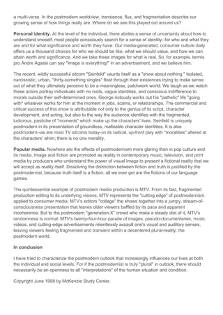 Postmodernism | DOC