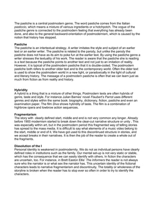 Postmodernism | DOC