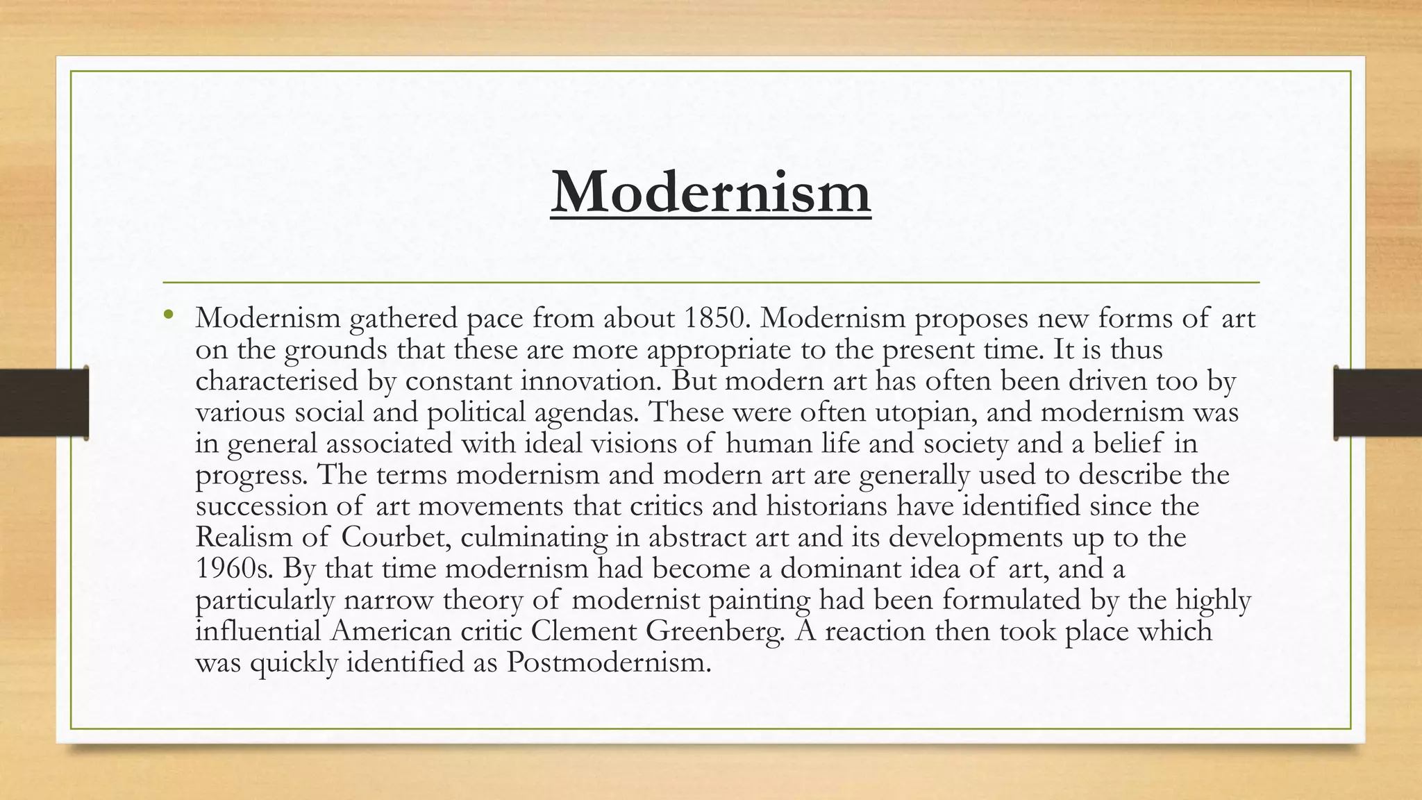 Postmodernism | PPTX