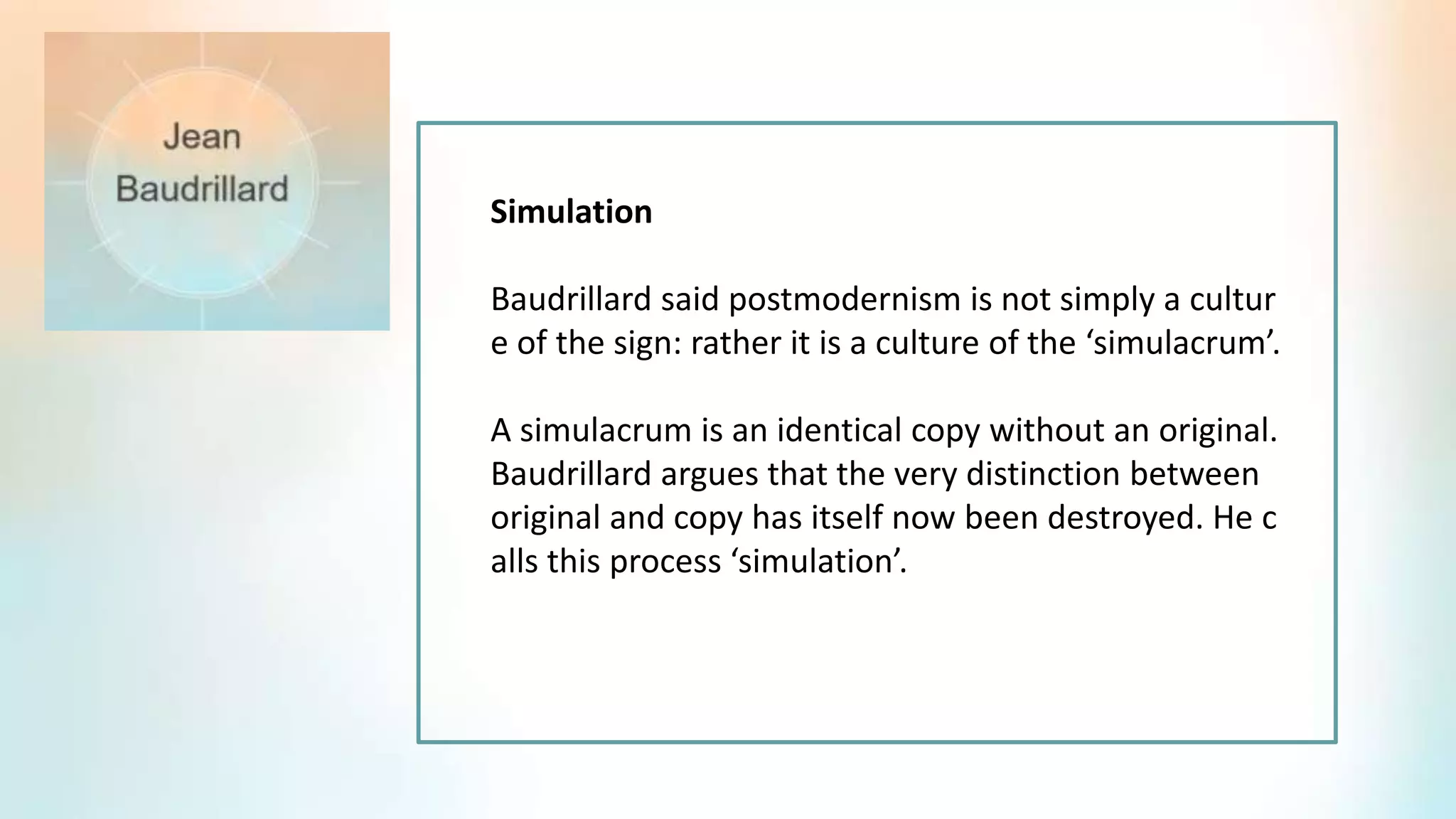 Postmodernism in Pop Culture | PPTX