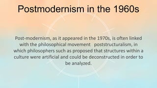 Postmodernism in Pop Culture | PPTX