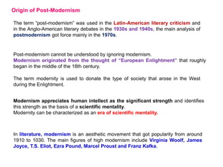 Postmodernism | PPTX