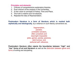 Postmodernism | PPTX