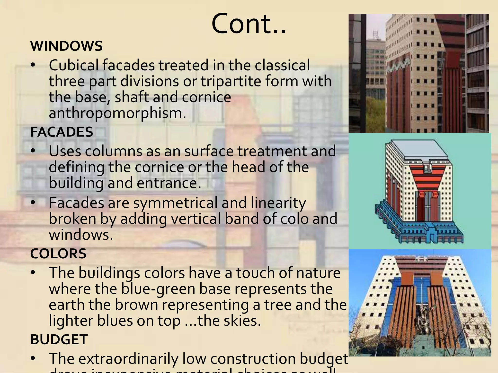 Micheal Graves-Post modernism in architecture | PPTX